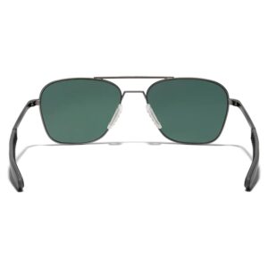 ROKA Falcon Ti Performance Polarized Aviator Sunglasses for Men and Women - Gunmetal Frame - Ranger Polarized Lens