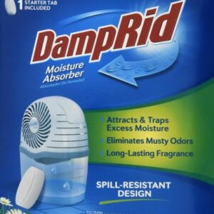 DampRid Fresh Scent Drop-In Tab Moisture Absorber Starter Kit