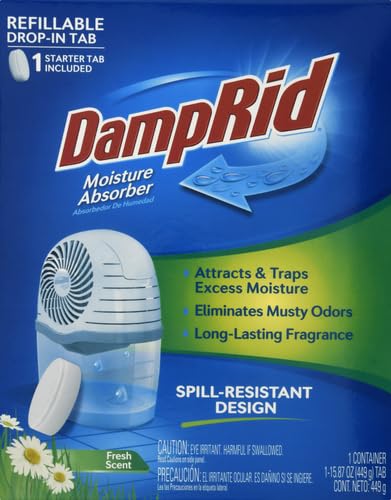 DampRid Fresh Scent Drop-In Tab Moisture Absorber Starter Kit