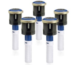 sprinkler (5 pack) hunter mp3000 90 mp rotator, 22' - 30' radius and adjustable 90° - 210° arc (10) (5)