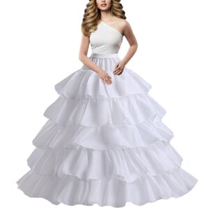 dgdgbaby hoop skirt crinoline underskirt petticoat for women ball gown bridal tulle underskirt for wedding dress