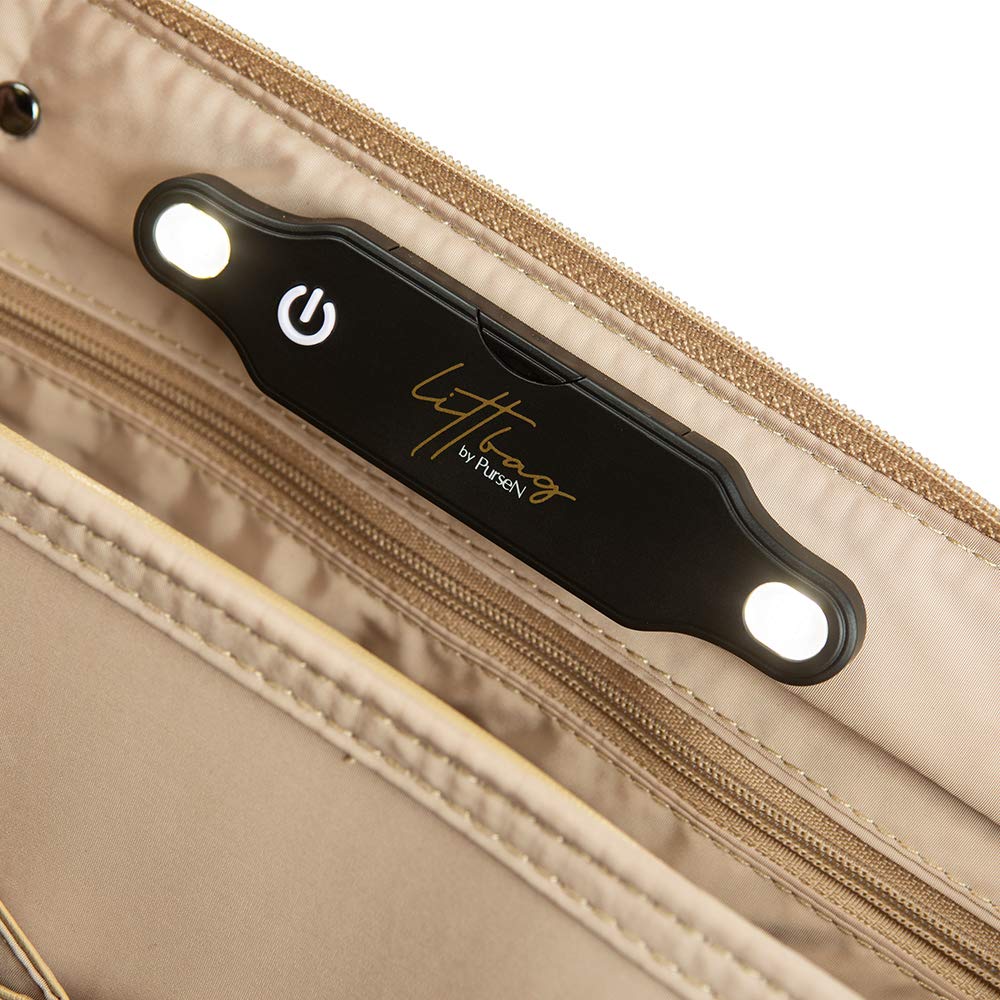 PurseN Oprah's Favorite LittBag LED Lighted Organizer Insert for Handbags Purses