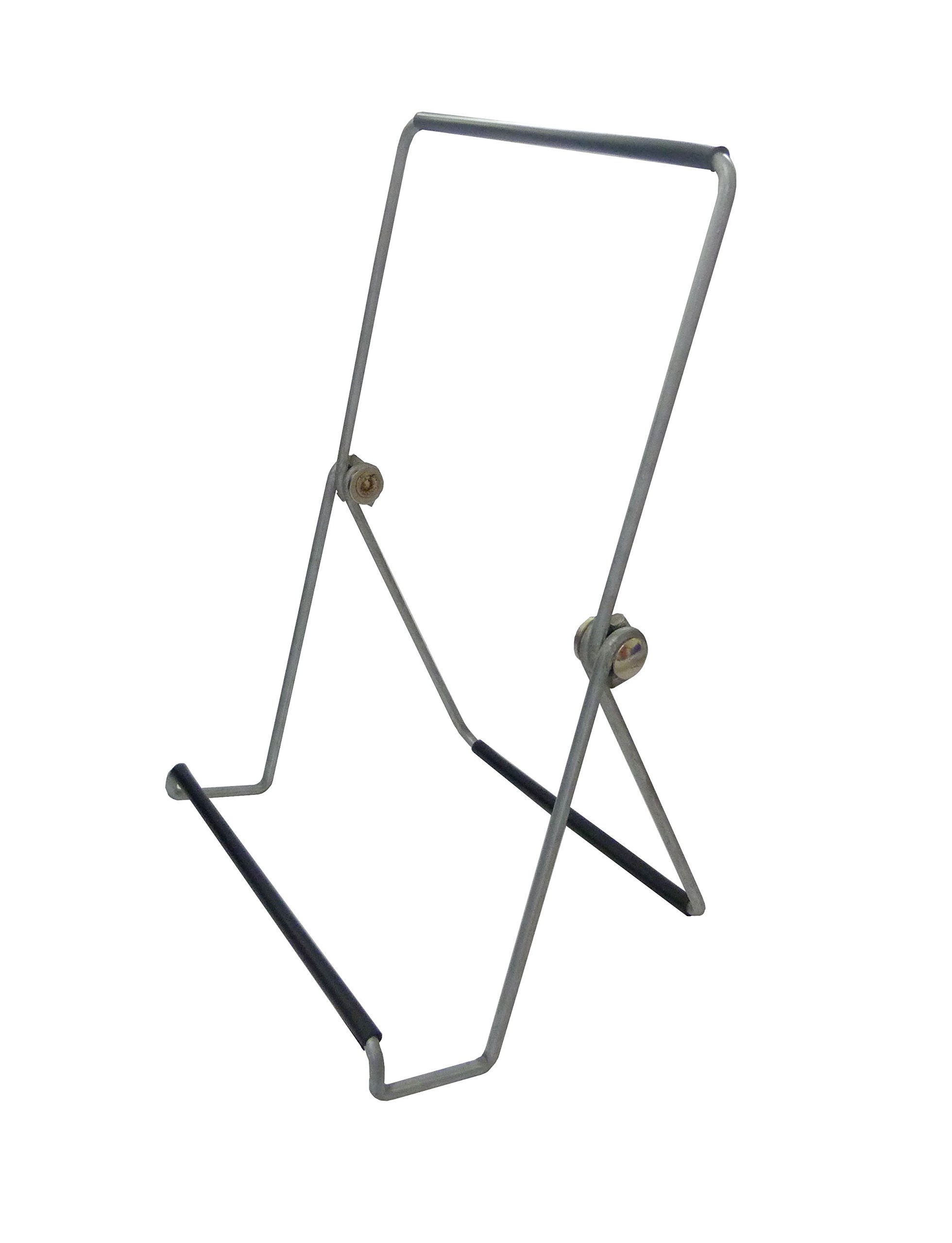 FixtureDisplays® Unit of 4 Wire Easel for Table Top with 1.2-inch Lip, Wide Base, 5-5/8 x 8-3/4, Foldable Design, for Books, Trophy Plaques, CDs, Greeting Card Designs 19465 19465-4PK-One Rate