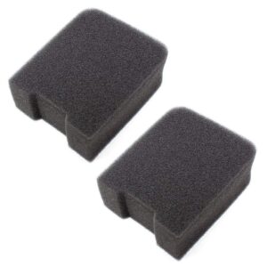 aisen pack of 2 foam air filters for mtd 753-05506 bolens yard machines yard man craftsman cub cadet troy bilt