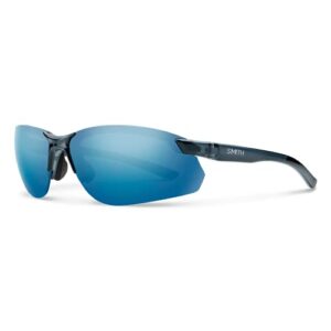 smith parallel max 2 sport & performance sunglasses - crystal mediterranean | polarized blue mirror