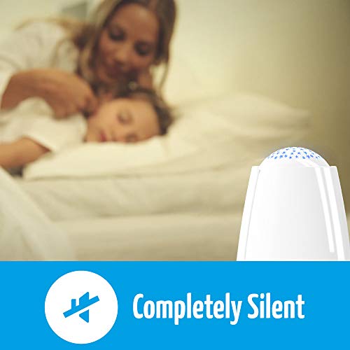 BabyAir Totally Silent, Small, Maintenance Free, Destroys 99,99% of Mold, Dustmite and Pet Allergens, Viruses, Bacteria, with Dimmable Star Light Ceiling Projection, No HEPA Needed.