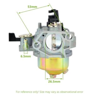 Dalom GX340 GX390 Carburetor for Honda GX 340 GX 390 11hp 13hp Generator Replaces 16100-ZF6-V01 16100-ZH8-W61