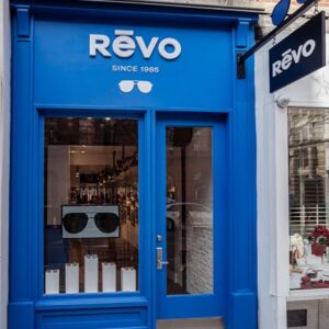 Revo Sunglasses Crawler XL: Polarized Performance Rectangle Sport Wrap Frame, Matte Black Frame with Blue Water Lens