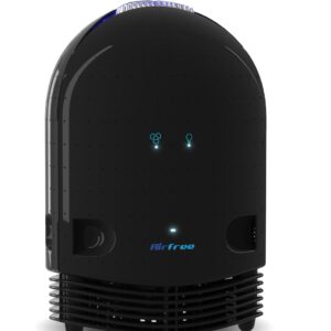 Airfree 3000 Plus Filterless Silent Air Purifier Destroys Mold, Allergens, Prevents Mildew. Remote, App & Alexa Controlled Air Sterilizer booster and Top Lights. 650 sq ft, Black.