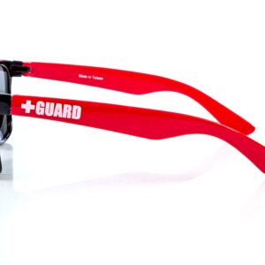 Guard Polarized Sunglasses (Black/Red)