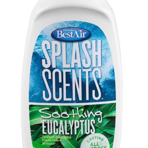 BestAir FSE-PDQ-6 Splash Scents Humidifier Scent & Water Treatment, Soothing Eucalyptus, 16 fl oz, Single Pack