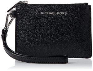 michael michael kors women's small coin purse, black