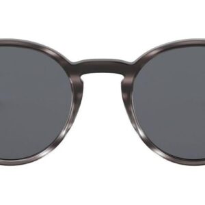 Ray-Ban RB2180 Round Sunglasses, Striped Grey Havana/Dark Grey, 51 mm