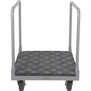 Strongway 4-Wheel Cart with Carpeted Deck- 1600-Lb. Capacity