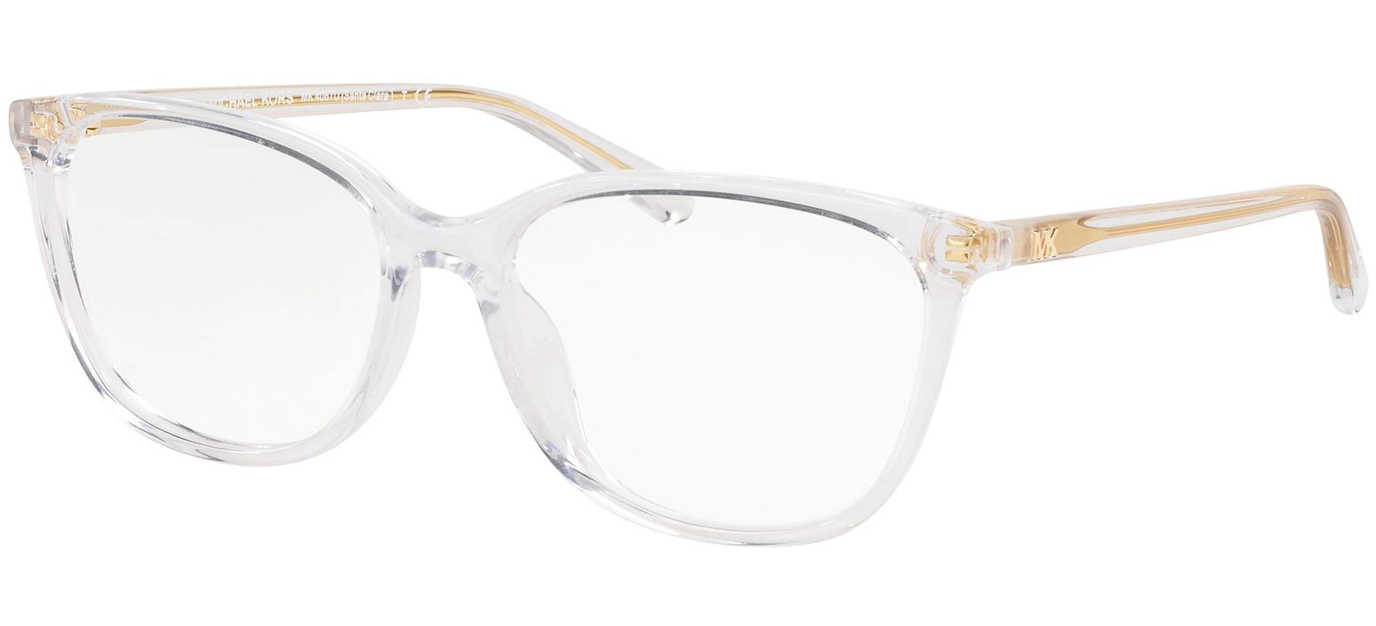 Michael Kors SANTA CLARA MK4067U Eyeglass Frames 3015-53 - Transparent MK4067U-3015-53