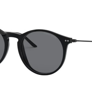 Giorgio Armani Man Sunglasses Black Frame, Grey Lenses, 51MM