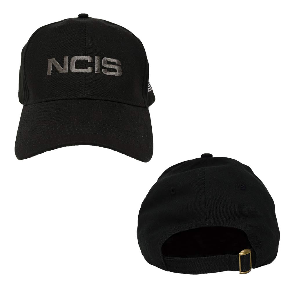 CBS NCIS Special Agent Hat with Flag - Official Cap of Agent Leroy Gibbs As Seen On Black