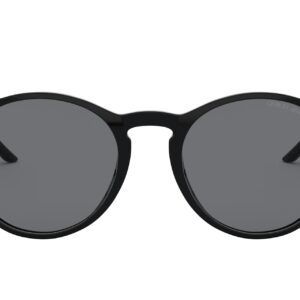 Giorgio Armani Man Sunglasses Black Frame, Grey Lenses, 51MM