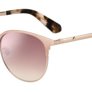 Kate Spade New York Women's Joelynn/S Cat Eye Sunglasses, Pink Havana/Pink Flash Silver, 52mm, 18mm