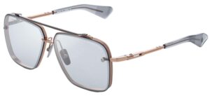 dita mach-six rose gold/grey 62/12/130 men sunglasses