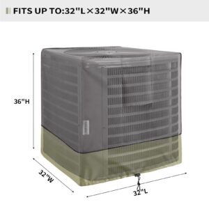 KylinLucky Air Conditioner Cover for Outside Units - AC Covers fits up to 32 x 32 x 36 inches