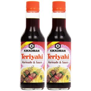 kikkoman marinade & sauce teriyaki, 10oz (pack of 2, total of 20 oz)