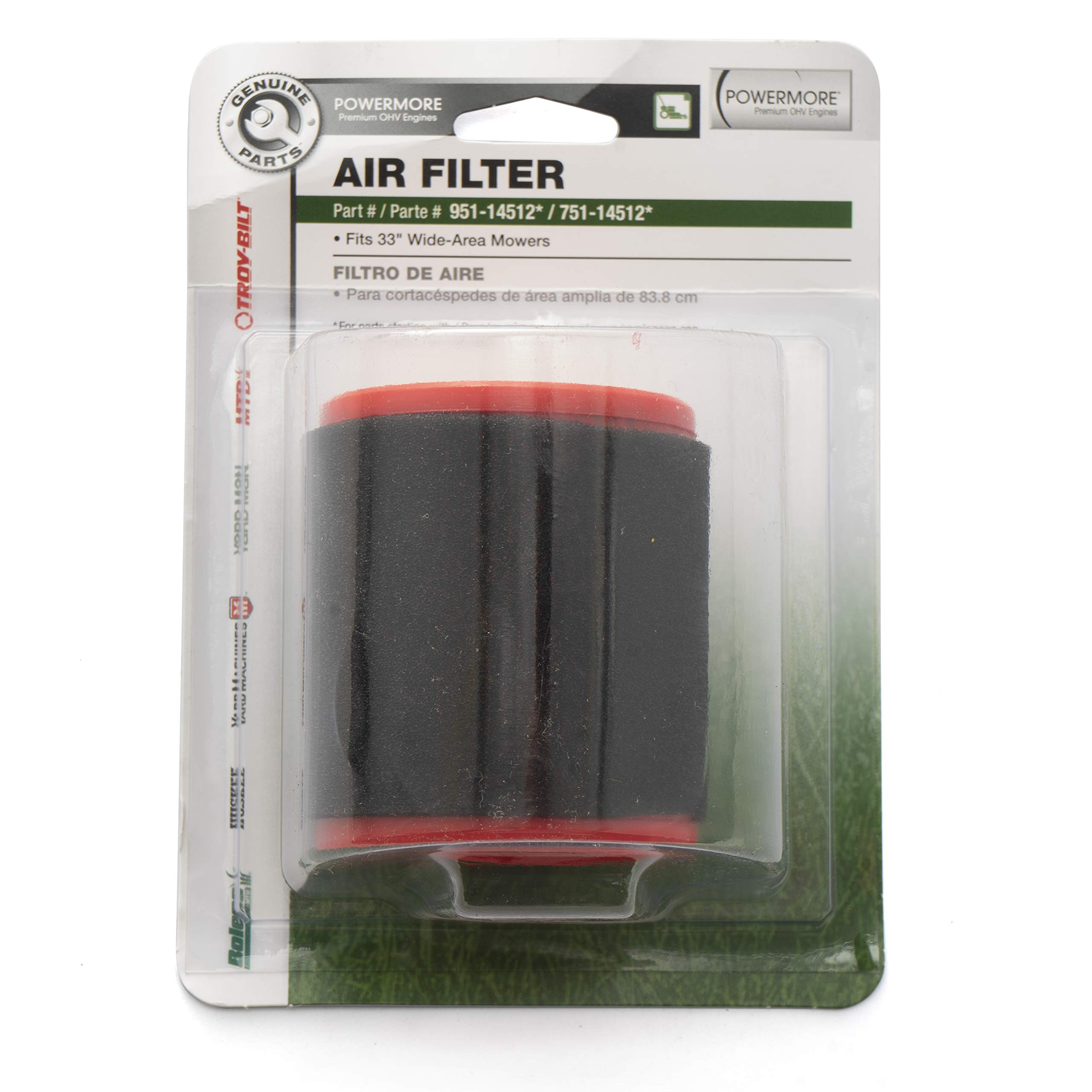 MTD Genuine Parts /Arnold 490-200-M084 Air Filter, Black