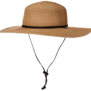 Columbia Women's Global Adventure Packable Hat II, Sun Protection, Straw, Small/Medium