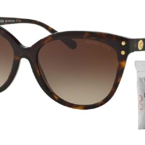 Michael Kors MK2045 JAN Cateye 300613 55M Dark Tortoise Acetate/Brown Gradient Sunglasses For Women+ BUNDLE With Designer iWear Eyewear Kit