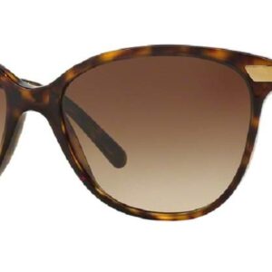 BURBERRY BE4216 300213 57M Dark Havana/Brown Gradient Cateye Sunglasses For Women+ BUNDLE with Designer iWear Eyewear Kit