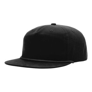 Richardson Umpqua Snapback Cap One Size Black/ Black