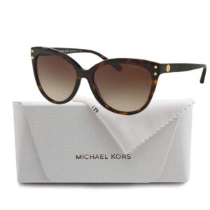 Michael Kors MK2045 JAN Cateye 300613 55M Dark Tortoise Acetate/Brown Gradient Sunglasses For Women+ BUNDLE With Designer iWear Eyewear Kit