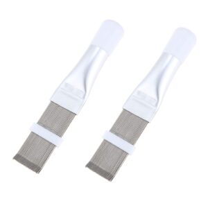 air conditioner fin comb ac condenser fin straightener cleaner evaporator radiator fin cleaning tool pack of 2