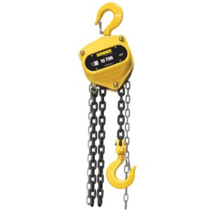 southwire sumner 787585 10 ton chain hoist with 30 ft. chain fall