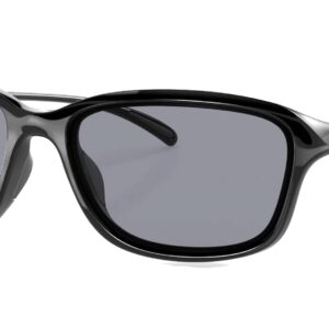 Oakley Woman Sunglasses Polished Black Frame, Grey Lenses, 59MM