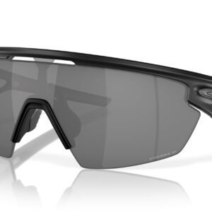 Oakley Unisex Sunglasses Matte Black Frame, Prizm Black Polarized Lenses, 36MM