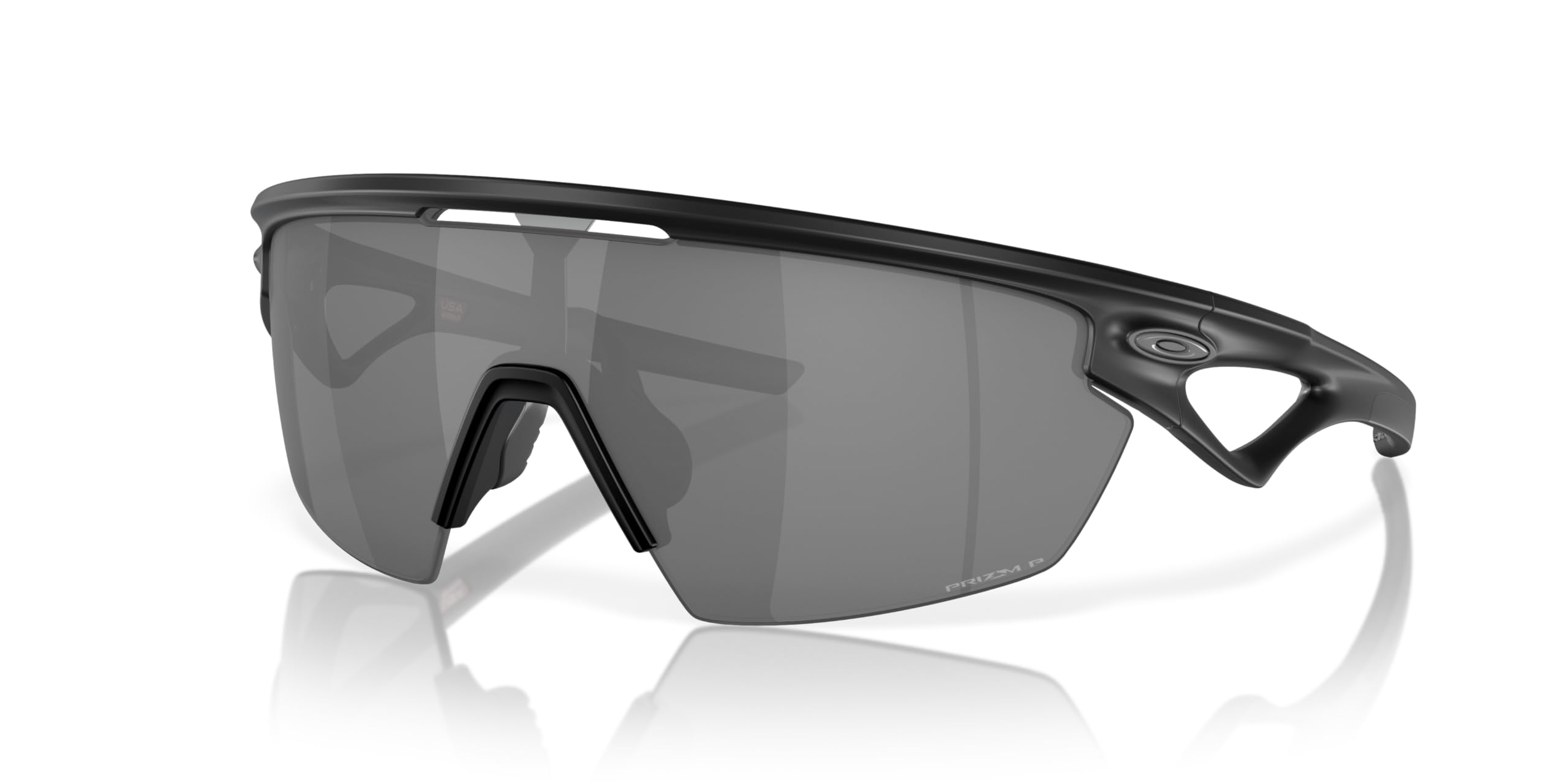 Oakley Unisex Sunglasses Matte Black Frame, Prizm Black Polarized Lenses, 36MM