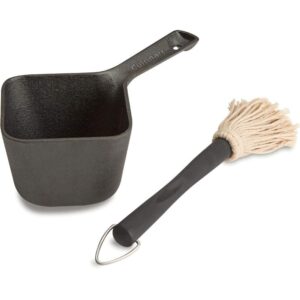 cuisinart cbp-300 cast iron basting pot and brush