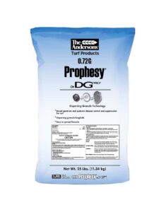 the andersons prophesy propiconazole broad spectrum fungicide on dg pro, 25lbs (up to 10,000 sq ft.)