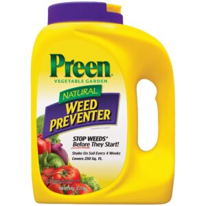 preen natural vegetable garden weed preventer - 5 lb, covers 250 sq. ft.