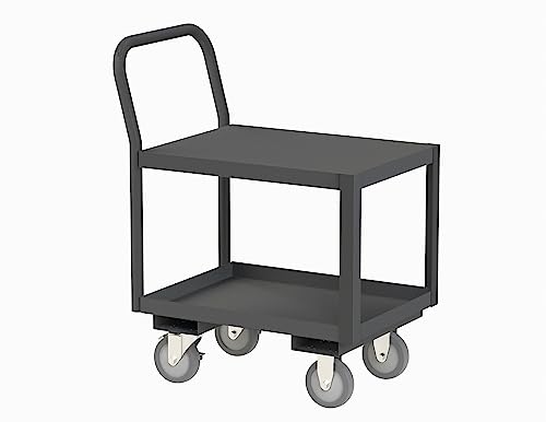 Durham LDO-182436-2-95 Low Deck Service Truck, 2 Shelves, Gray