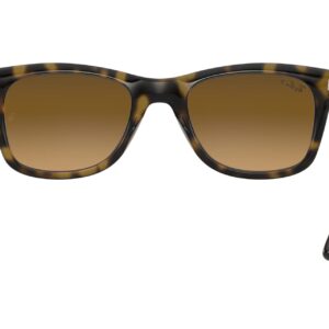 Ray-Ban Rb4640 Square Sunglasses, Light Havana/Polarized Brown Gradient, 50 mm