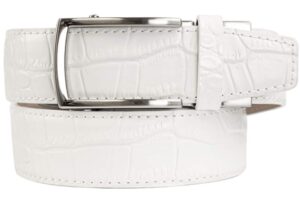 nexbelt pca1644 alligator white classic