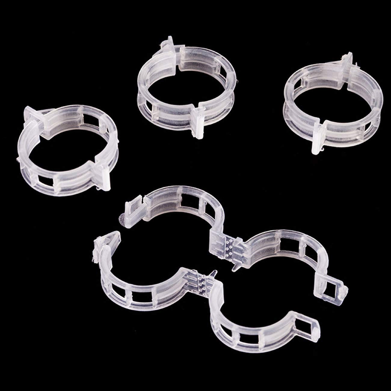 Acronde 200PCS Plant Support Clips, Tomato Clip, Crop Clip, Vine Fixing Clips for Fixation of Tomato, Sweet Pepper, Eggplant, and Fruit Vegetables