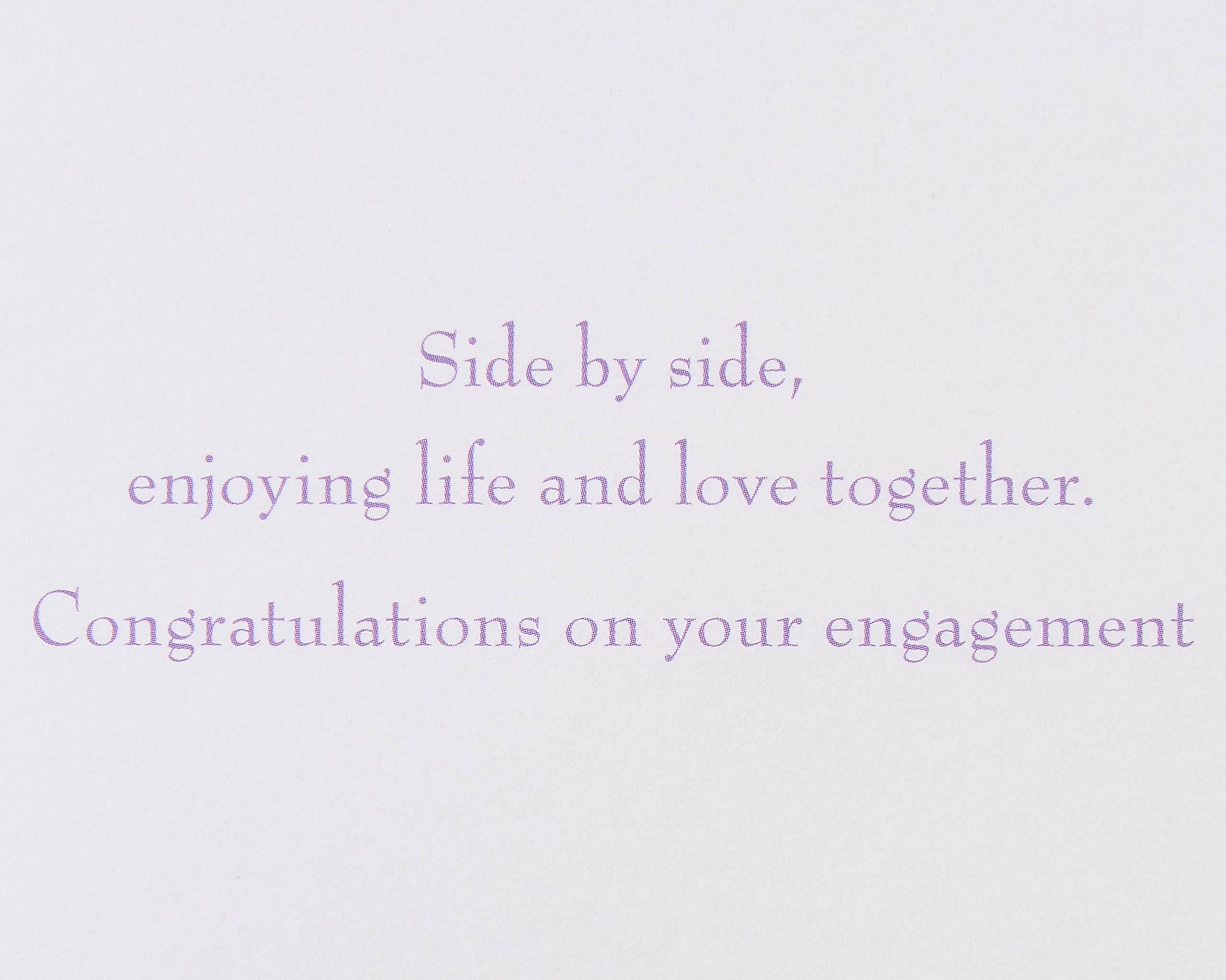 Papyrus Engagement Card (Side by Side)