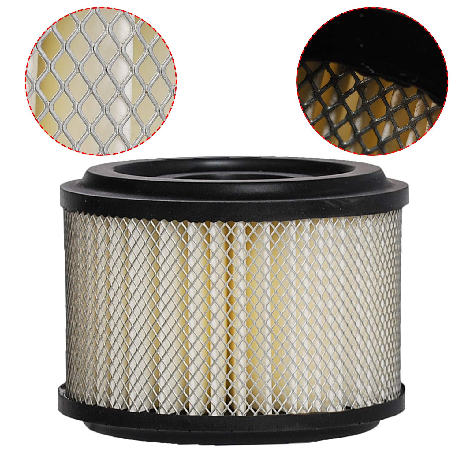 HIFROM 390492 Round Air Filter Cartridge Cleaner Compatible with 143400 146400 170400 171400 190400 190400 190434 190435 146451 Series Engine Lawn Mower （Pack of 2）