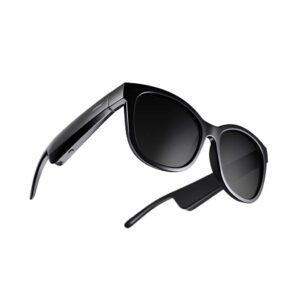 Bose Frames Soprano, Smart Glasses, Bluetooth Audio Sunglasses, with Open Ear Headphones, Cat-Eye, Black