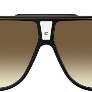 Carrera Grand Prix 2/S Rectangular Sunglasses, Black/Brown Gradient, 64mm, 9mm