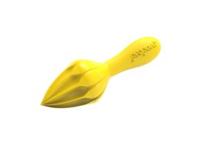 prepara juicy juice manual hand citrus reamer for lemons, limes, and oranges,yellow