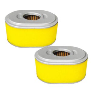 zlksker 17210-ze0-505 air filter (pack of 2), replacement for honda gx110 gx120 engine, lawn mower air cleaner